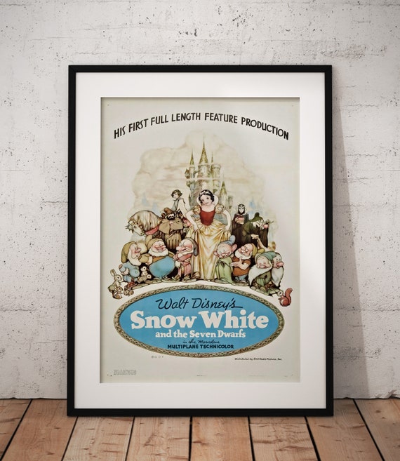 Snow White And The Seven Dwarfs Movie Poster 1937