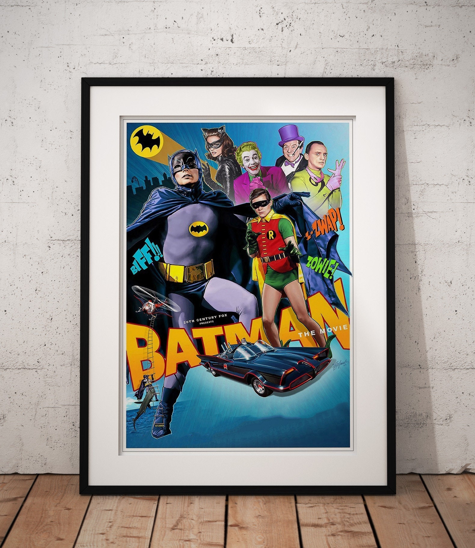 1966 Batman Movie Poster