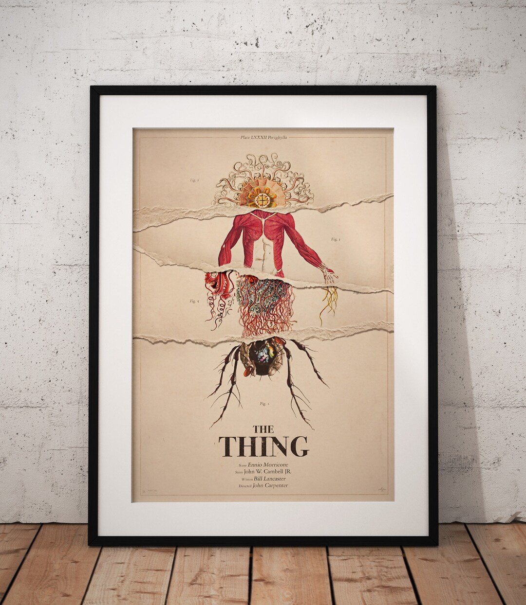The Thing Version 2 Movie Film Poster A4/A3 Framed Options Available ...