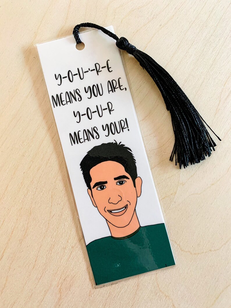 Friends Inspired Caricature Drawing Bookmark - Etsy