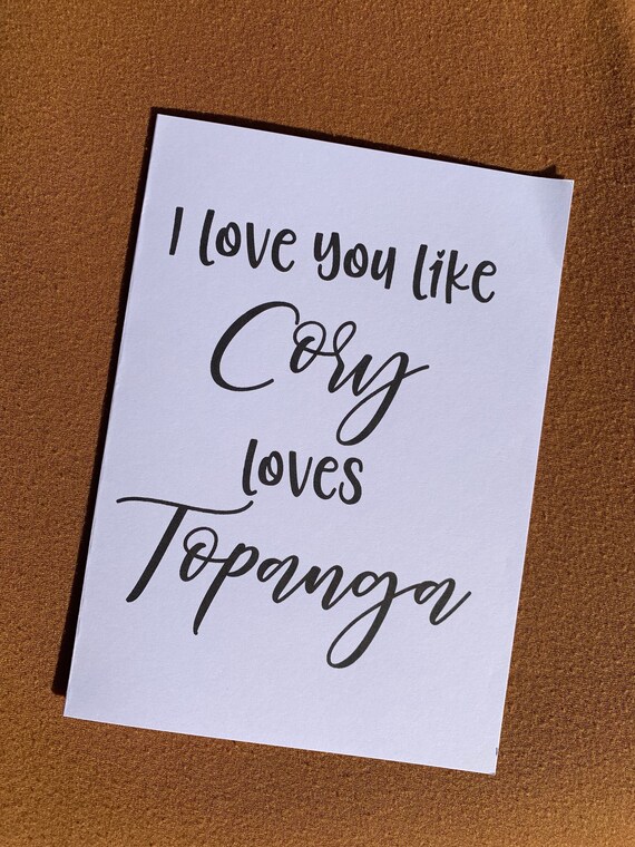Topanga And Cory Love Quotes Girl Meets World Maya & Cory & Topanga