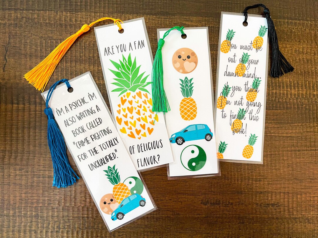 Psych TV Show Themed Tassel Bookmark - Etsy
