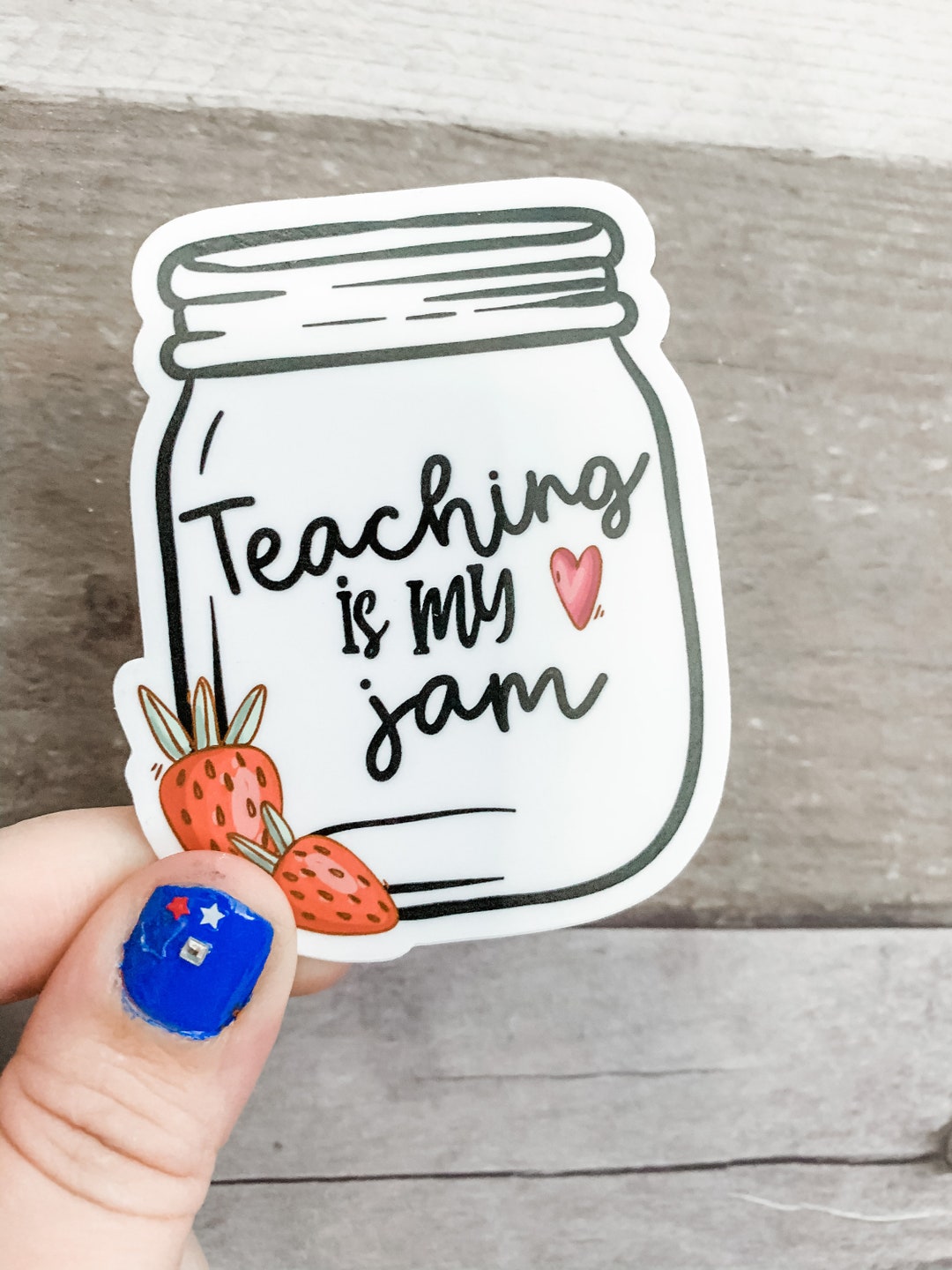 Teaching is My Jam Sticker - Etsy