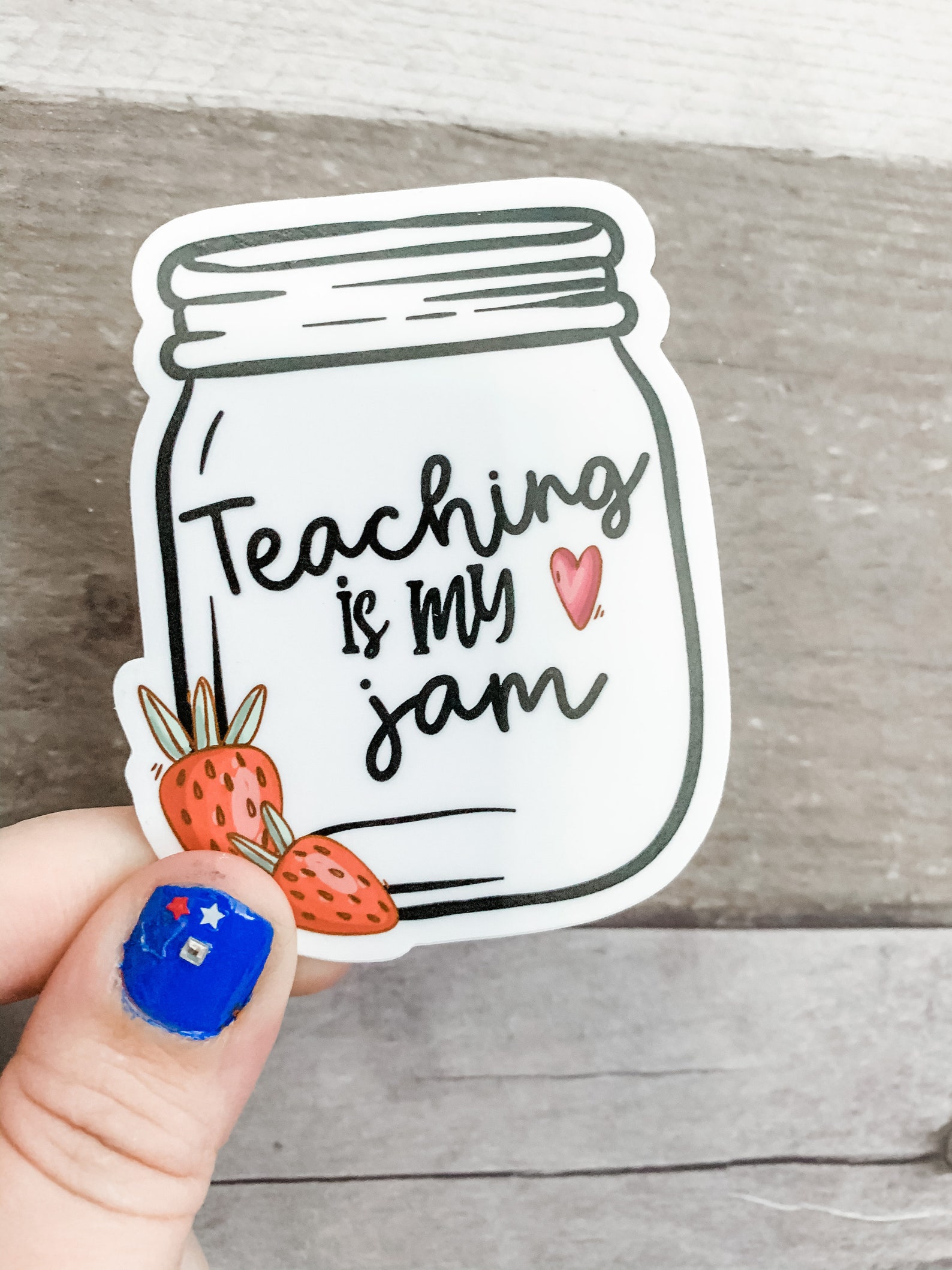 Teaching is my Jam sticker | Etsy