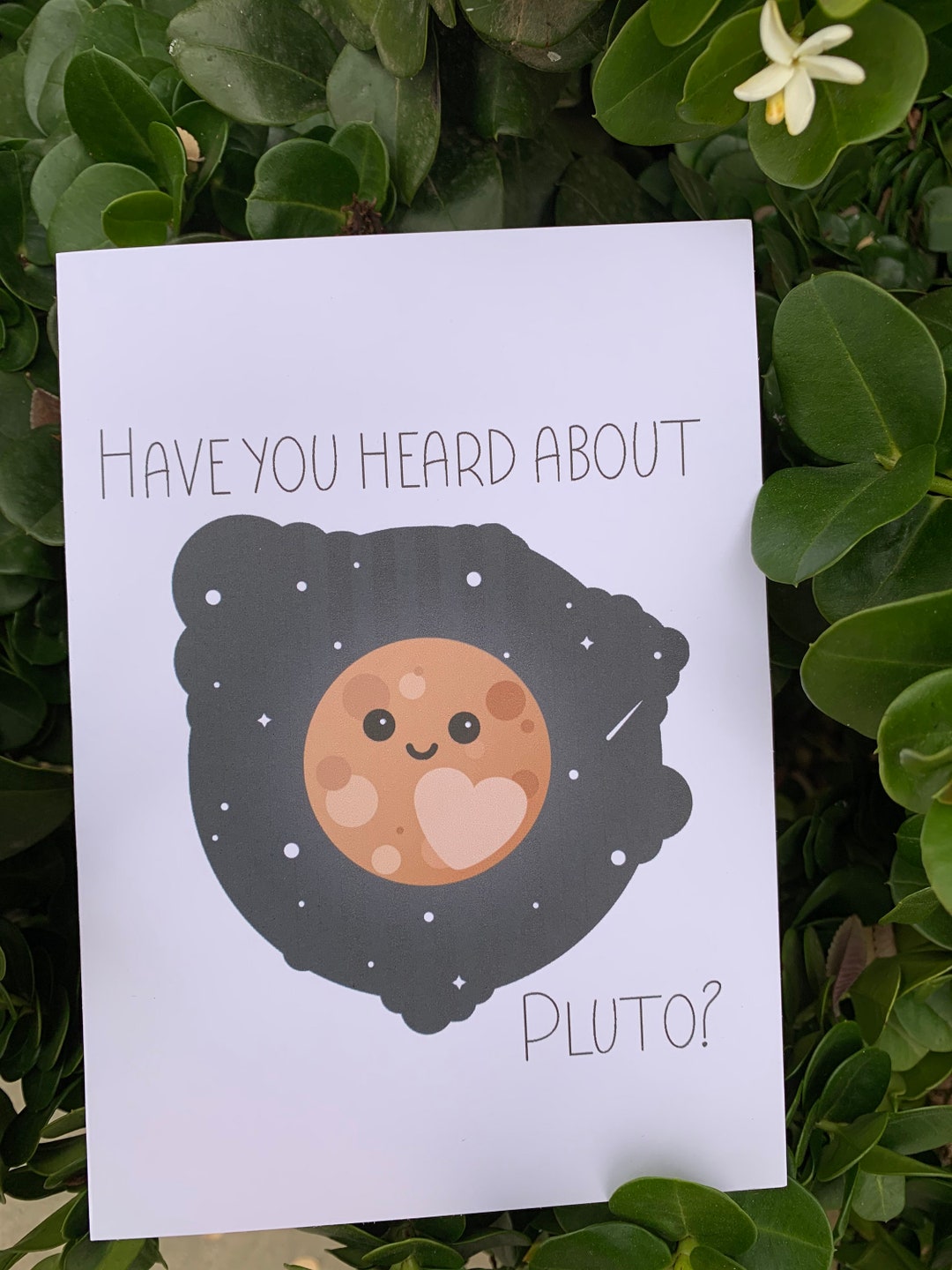 Psych the Show Pluto Pick up Line Inspired Card - Etsy