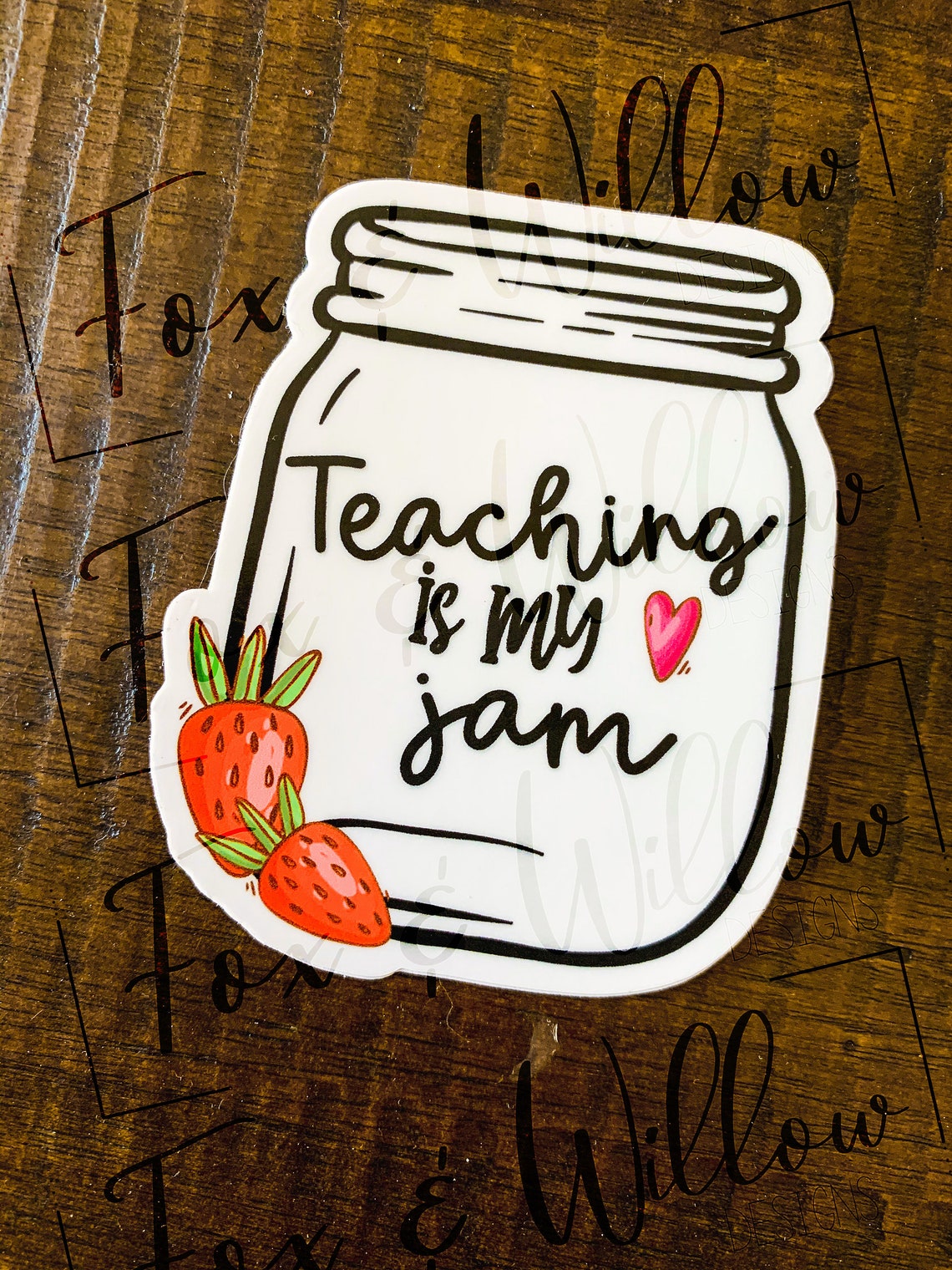 Teaching is my Jam sticker | Etsy
