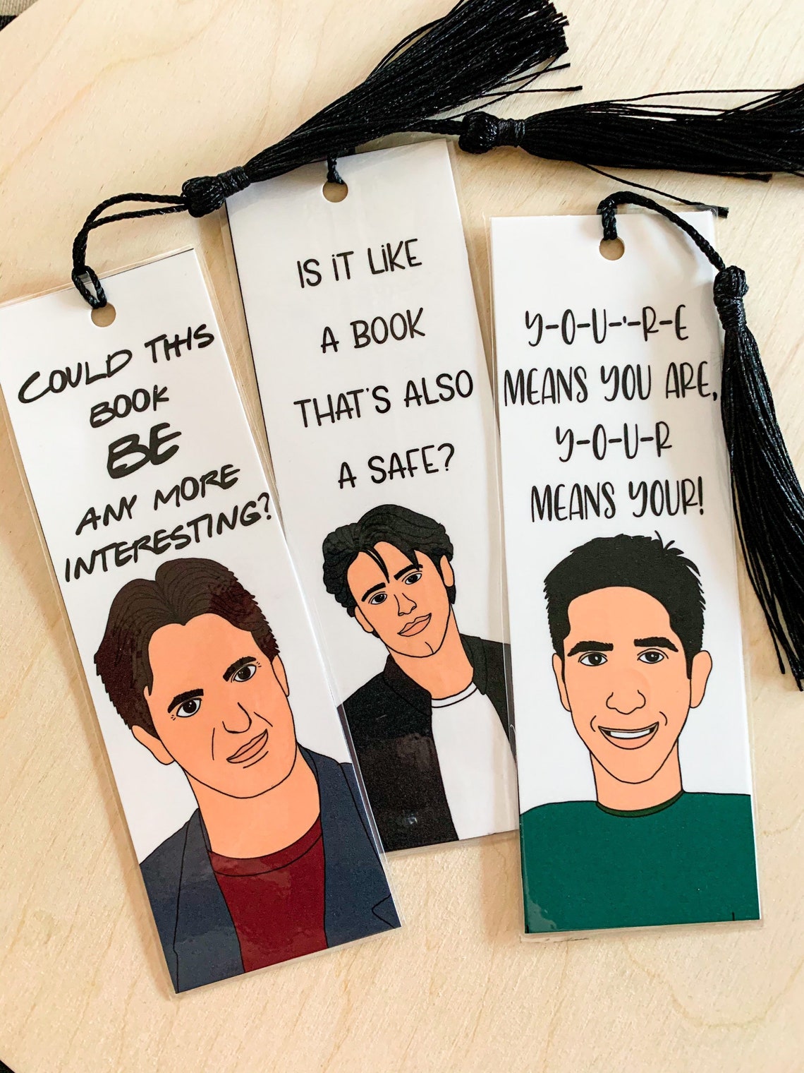 Friends Inspired Caricature Drawing Bookmark - Etsy