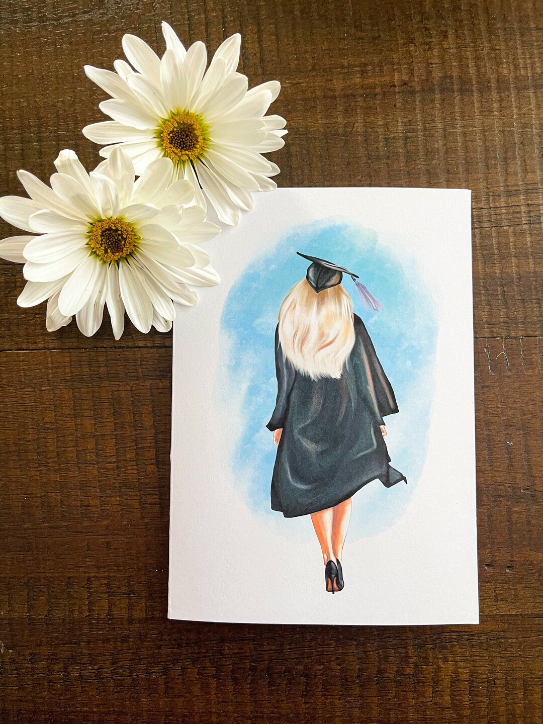 Woman Graduation Personalized Card - Etsy