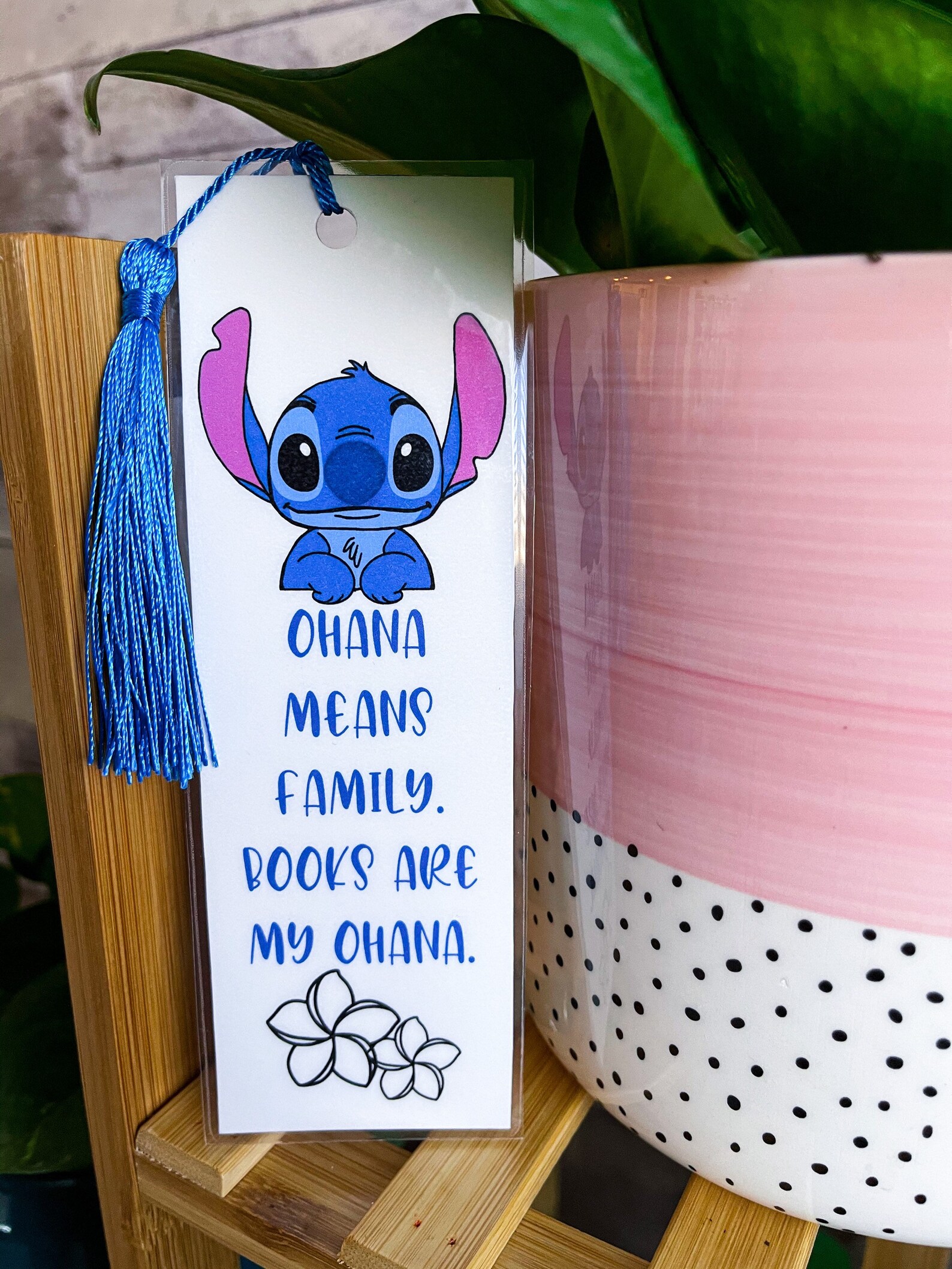 Stitch Caricature Tassel Bookmark - Etsy