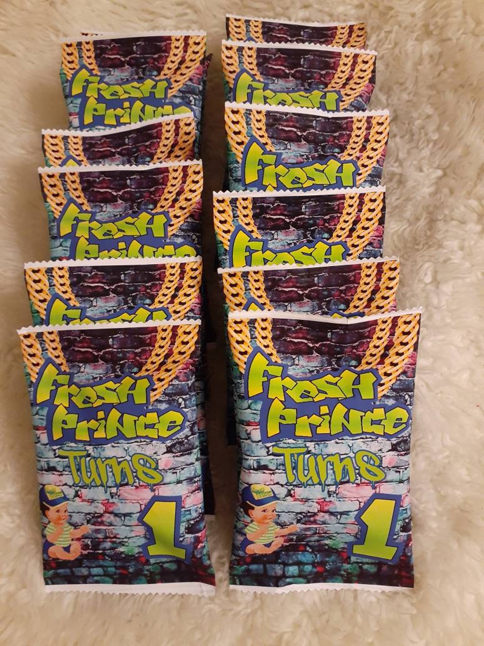 Fresh Prince Chip Bags - Etsy