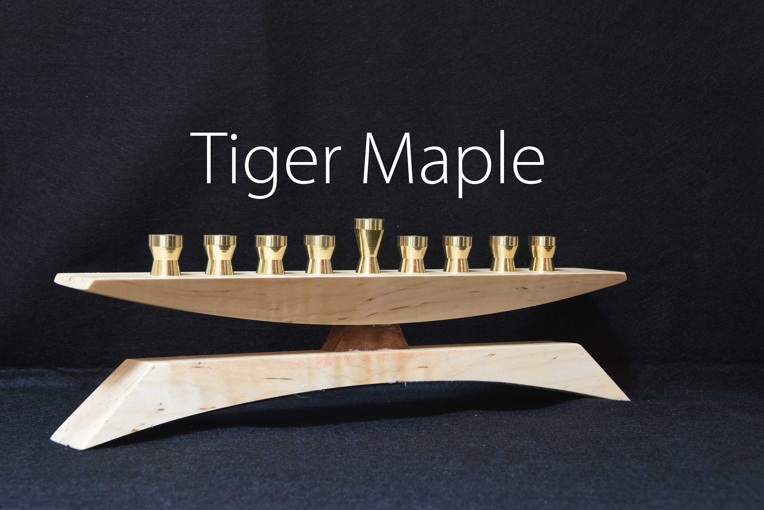 Hand Crafted Wooden Hanukkah Menorah - Etsy