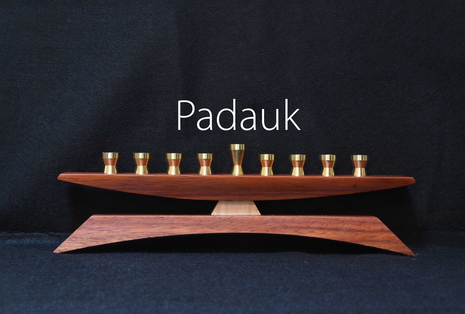 Hand Crafted Wooden Hanukkah Menorah - Etsy