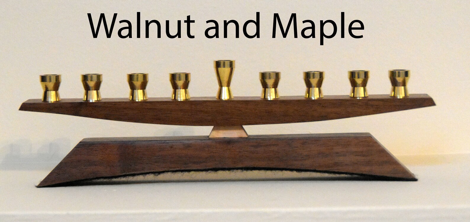 Hand Crafted Wooden Hanukkah Menorah - Etsy