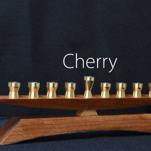 Hand Crafted Wooden Hanukkah Menorah - Etsy