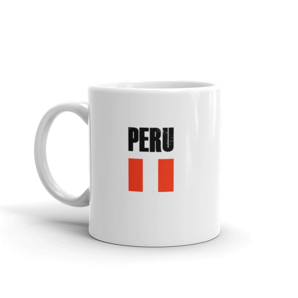 Vintage Distressed Style - Peru Flag Mugs Unique Coffee Mug, Coffee Cup ...
