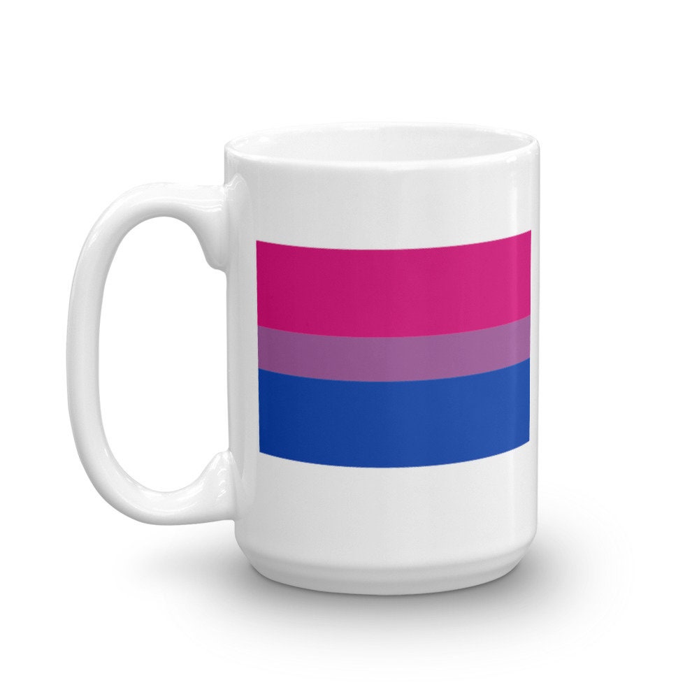 Bisexual Mug Pride Flag Mugs Unique Coffee Mug Coffee Cup Etsy