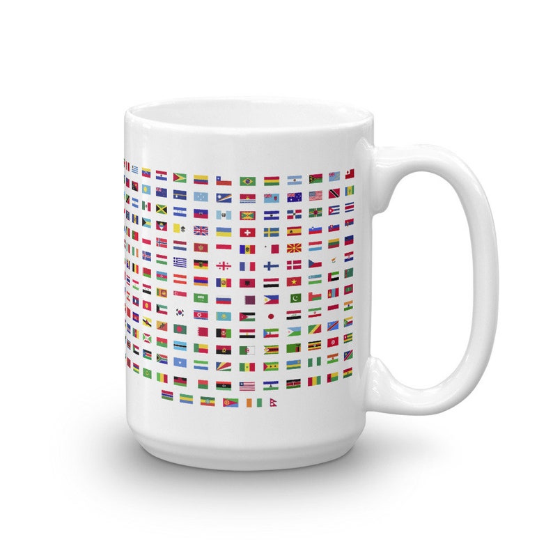 Flags of the World Icon Mug, Coffee Mug, Heritage, DNA, Personalized ...
