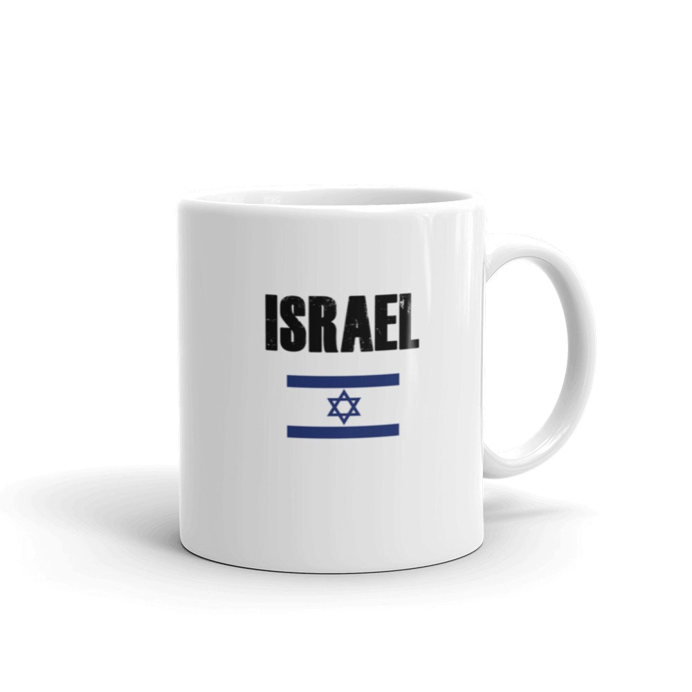 Vintage Distressed Style - Israel Flag Mugs Unique Coffee Mug, Coffee ...