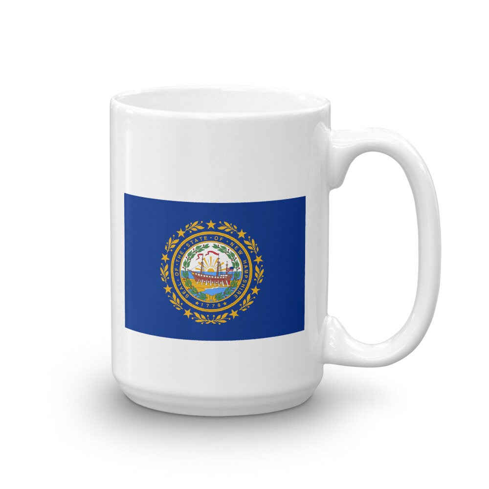 New Hampshire Mug, US State Flag Mug / Flag Coffee Cup / Ancestry Gifts ...