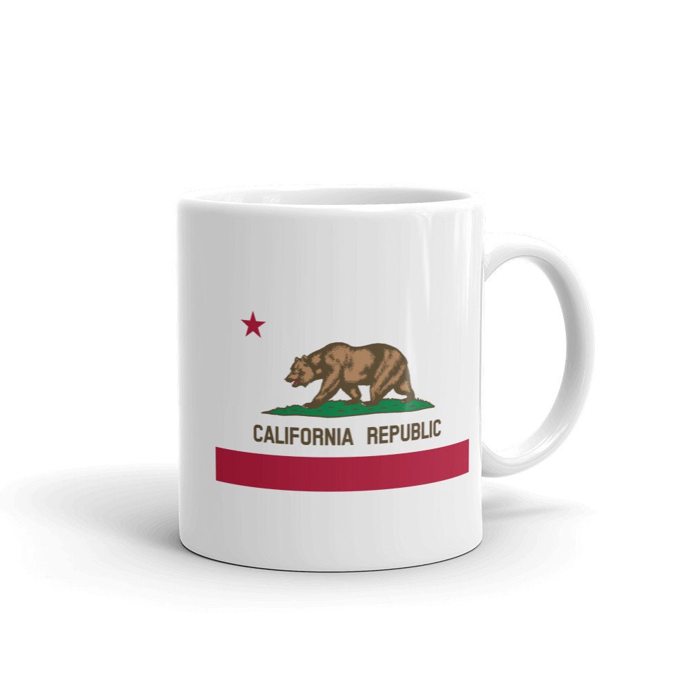 California Mug US State Flag Mug / Flag Coffee Cup / Ancestry - Etsy
