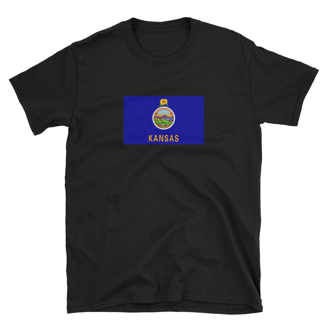 Kansas Shirt, US State Flag T Shirt / Flag Shirt / Ancestry Gifts / DNA ...