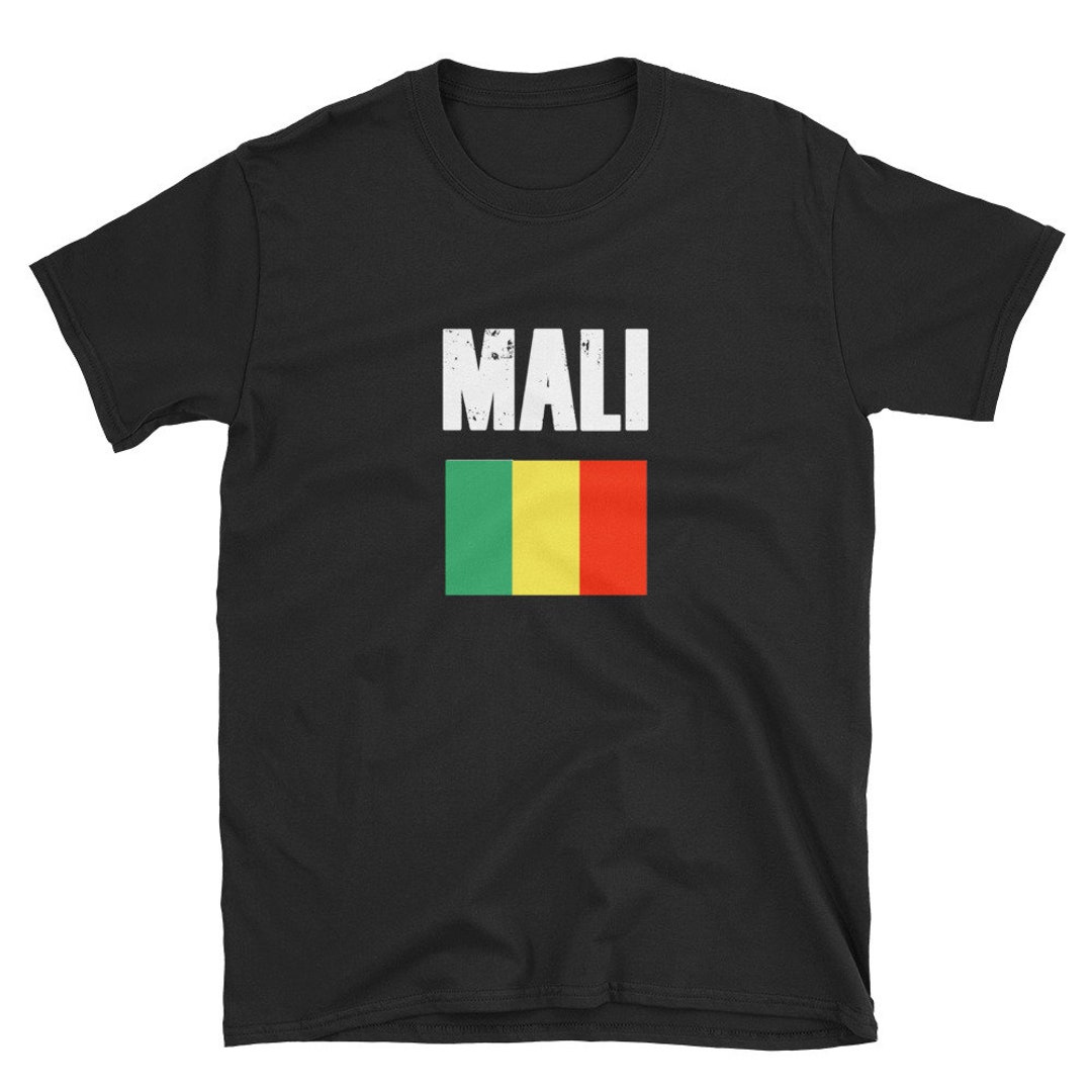 Vintage Distressed Style - Mali Shirt Flag T Shirt / Flag Shirt ...