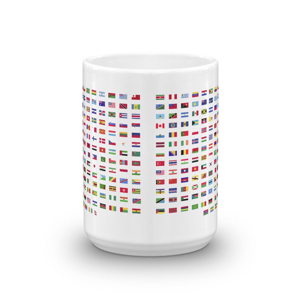 Flags of the World Icon Mug, Coffee Mug, Heritage, DNA, Personalized ...