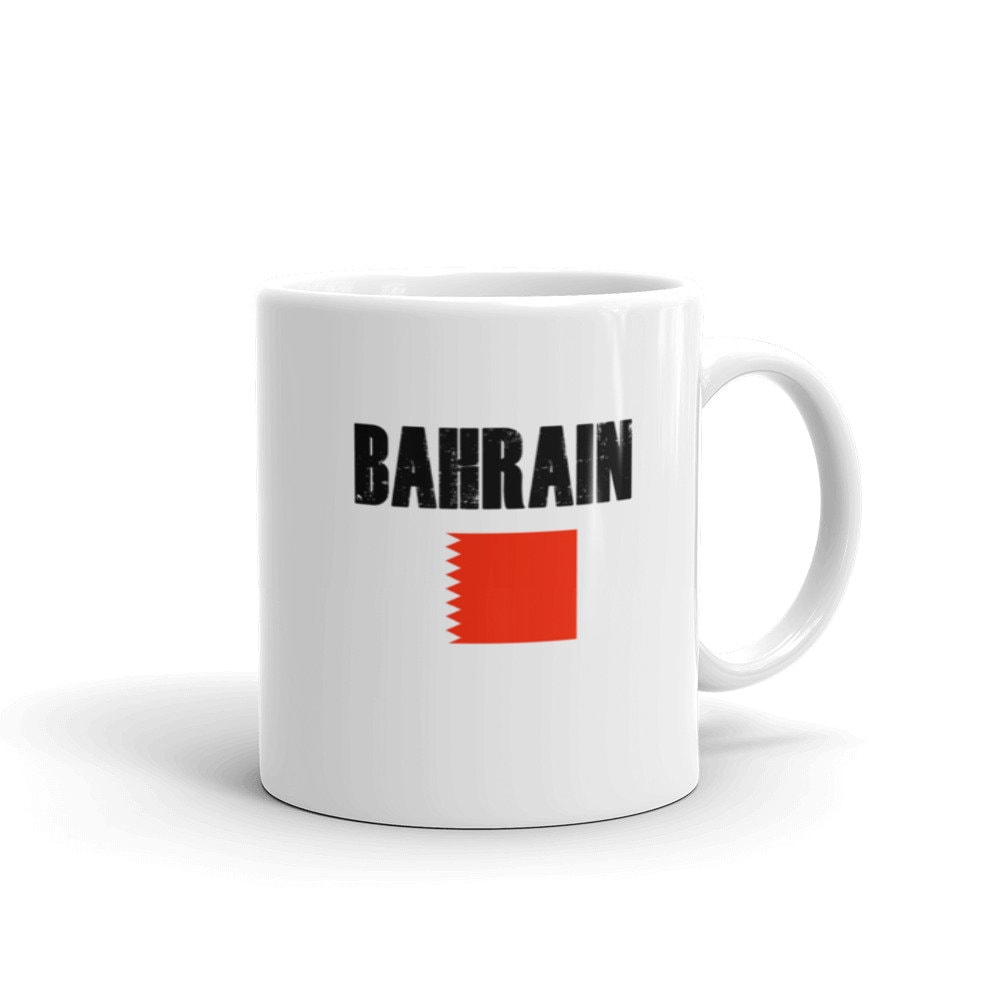 Vintage Distressed Style - Bahrain Flag Mugs Unique Coffee Mug, Coffee ...