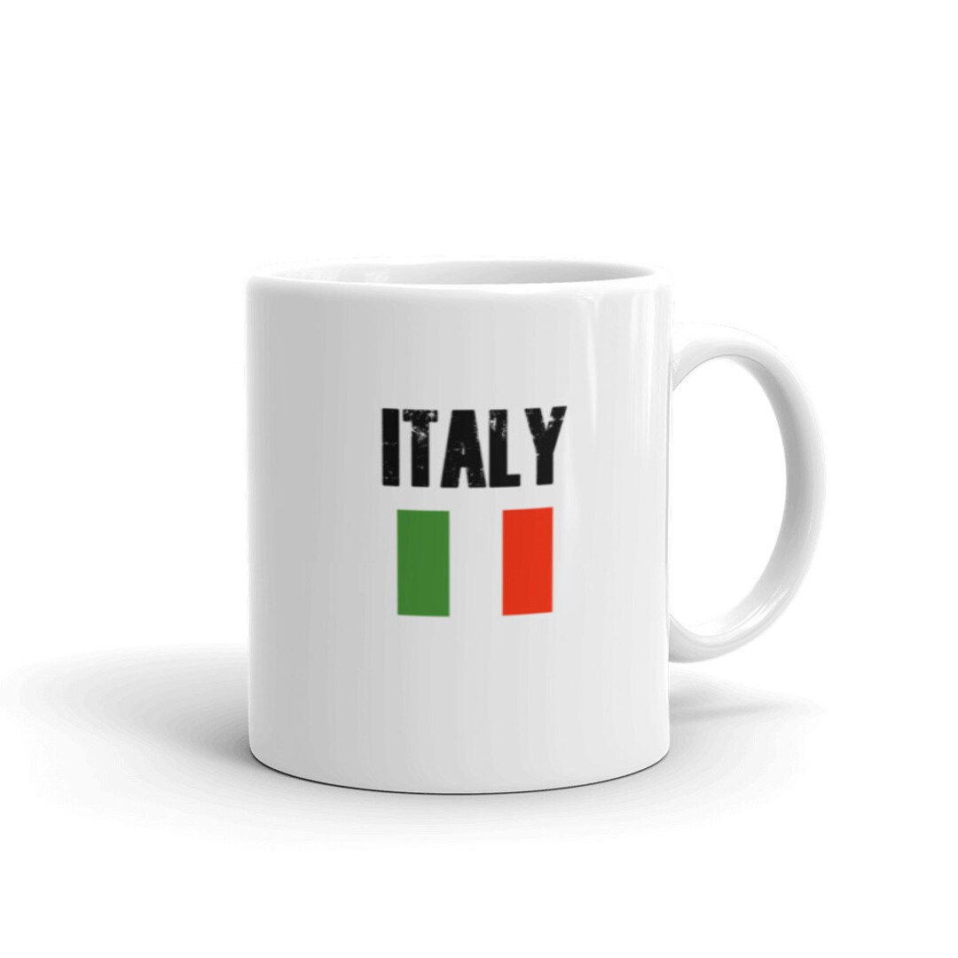 Vintage Distressed Style - Italy Flag Mugs Unique Coffee Mug, Coffee ...