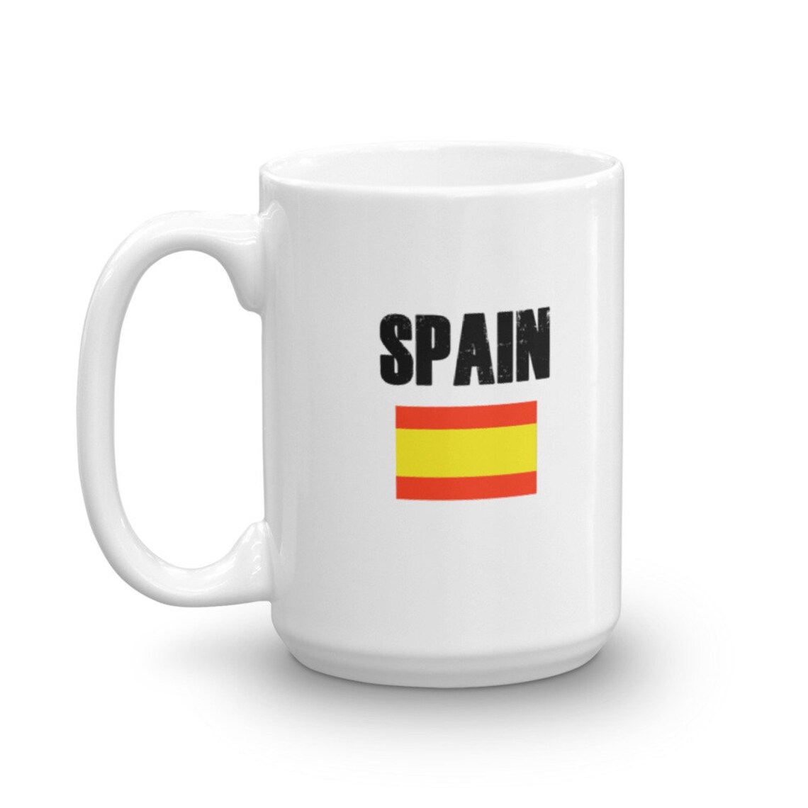 Vintage Distressed Style - Spain Flag Mugs Unique Coffee Mug, Coffee ...