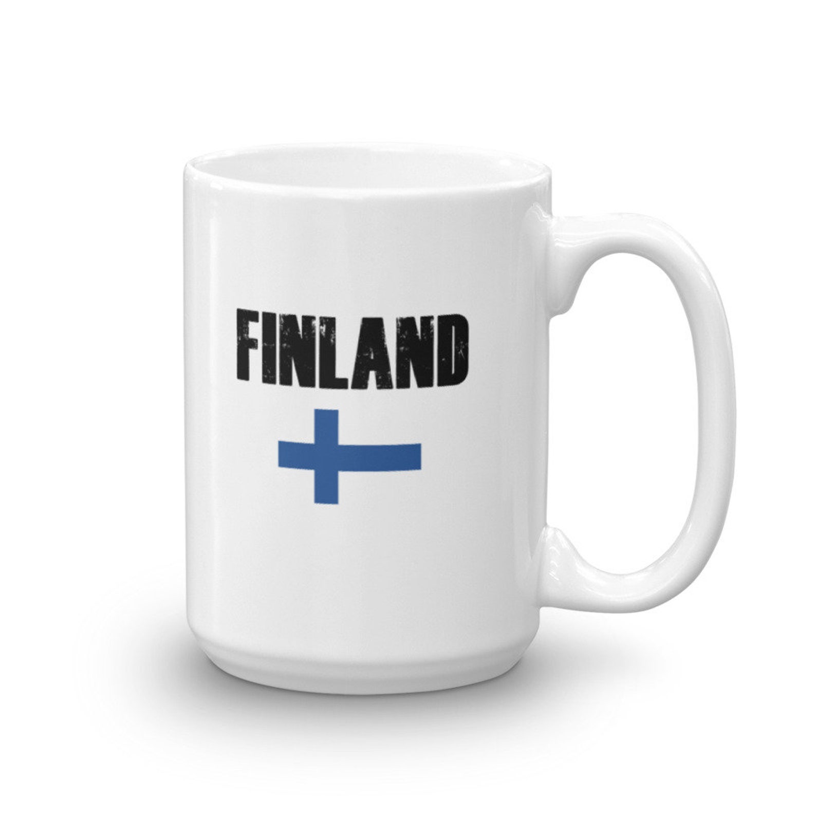 Vintage Distressed Style Finland Flag Mugs Unique Coffee Mug, Coffee ...