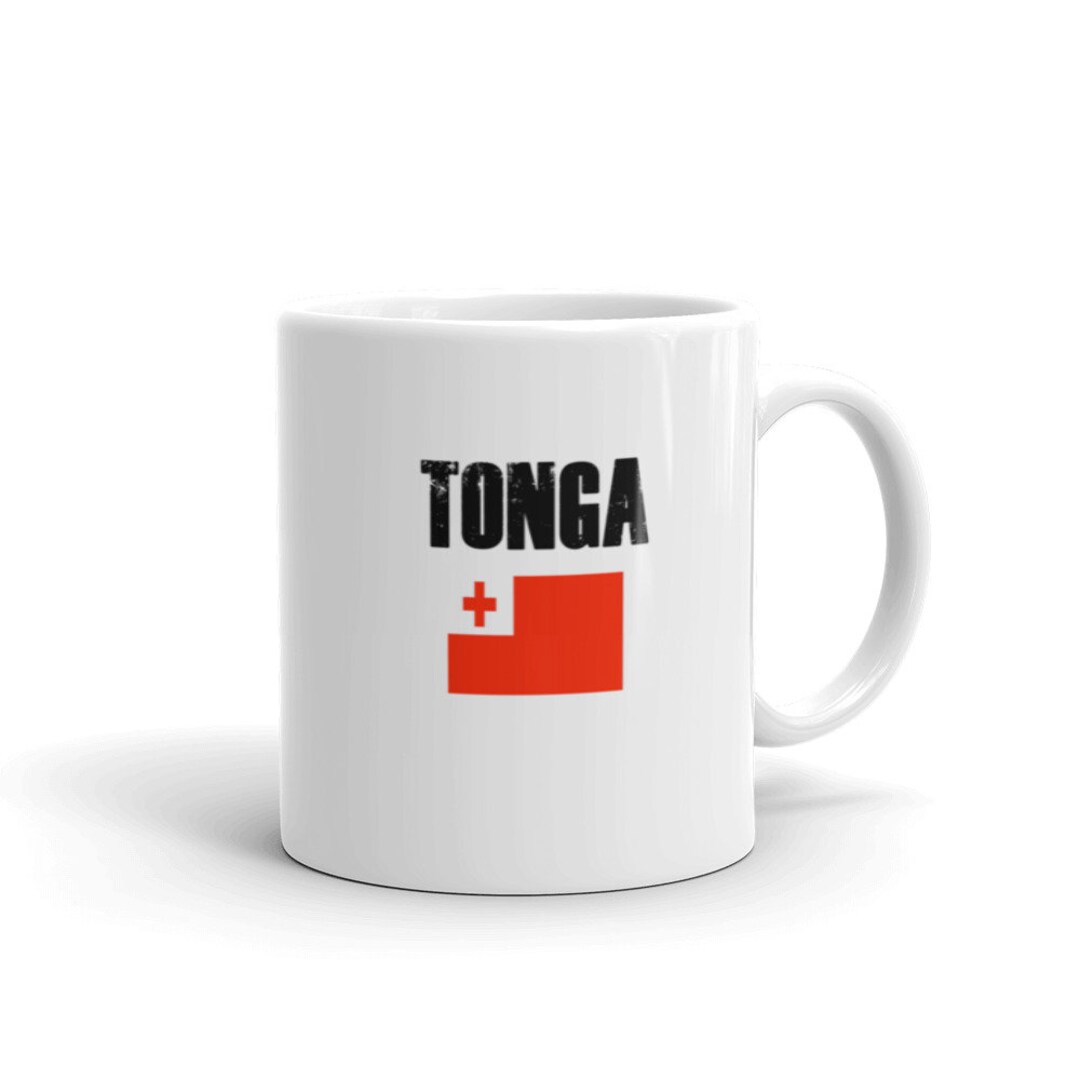 Vintage Distressed Style - Tonga Flag Mugs Unique Coffee Mug, Coffee ...