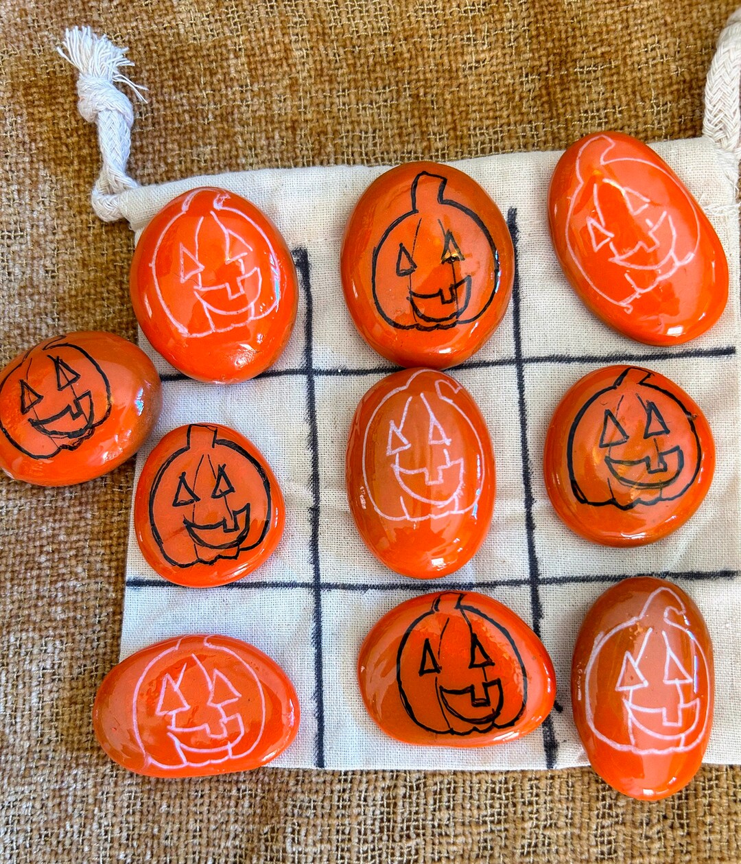 Halloween Tic Tac Toe, Tic Tac Toe Portable Game, Travel Size Tic Tac ...