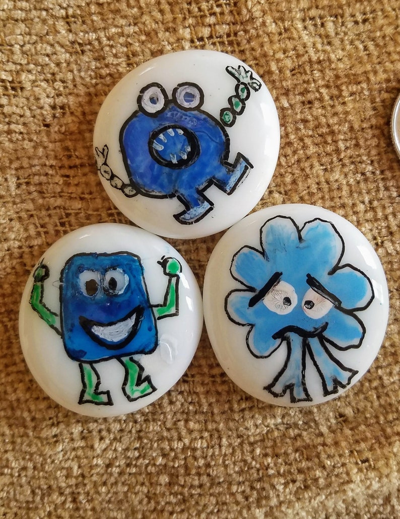 Monster Story Stones Emotion Monsters Emotional Literacy - Etsy
