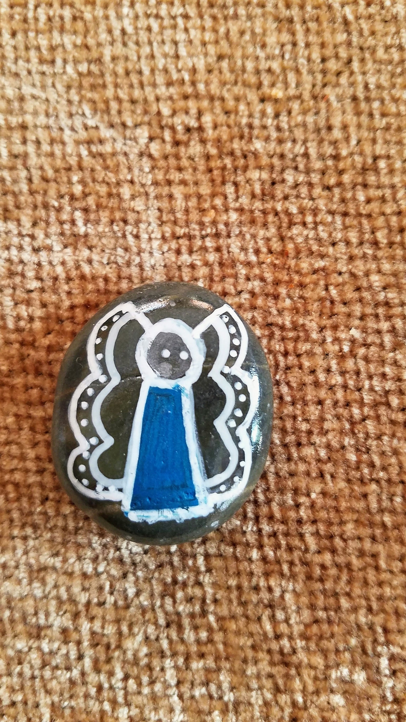 Pocket Angel Angel Painted Rock Art Stone Gift for Her - Etsy