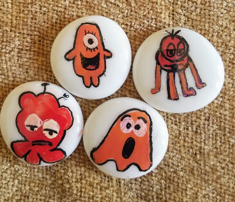 Monster Story Stones Emotion Monsters Emotional Literacy - Etsy