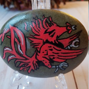 Sports Logo Painted Rock, Perfect for Sports Fan, Customizable Sports ...