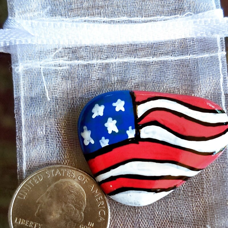 Veteran Painted Rock - Etsy