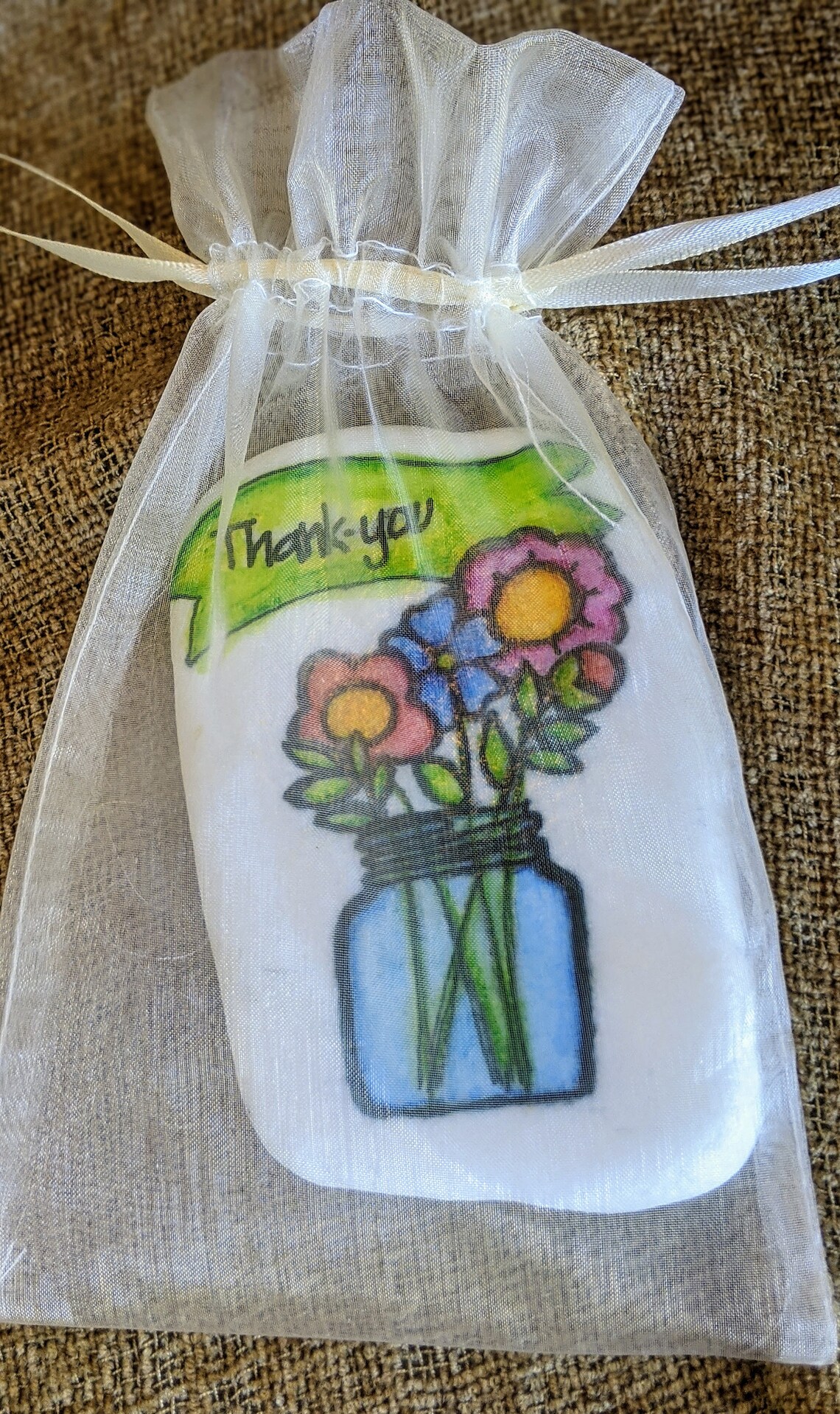 Thank-you Painted Rock Painted Santorini Stonehand-painted - Etsy