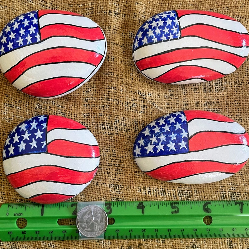Veteran Painted Rock - Etsy