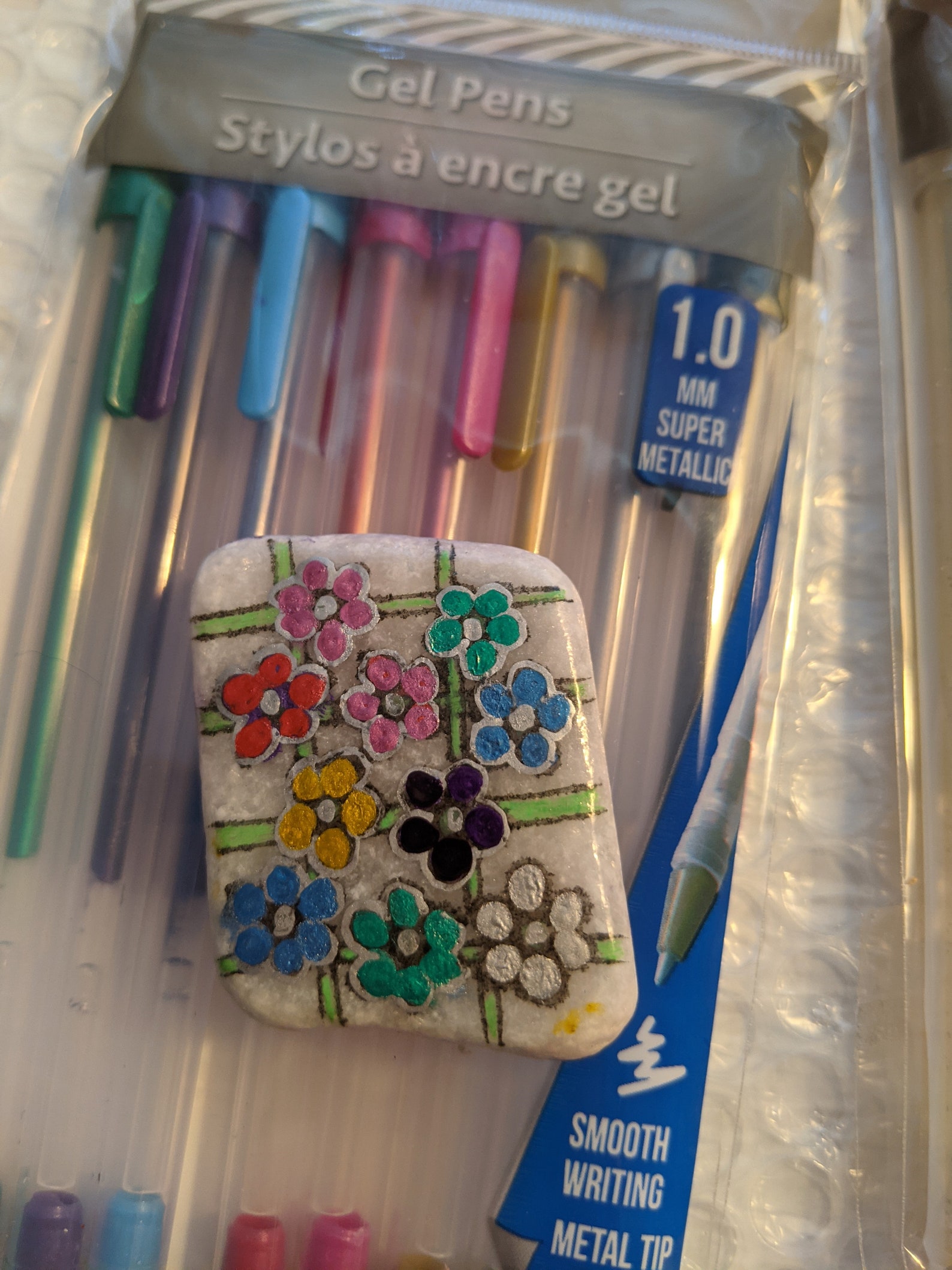 Painted rocks kit Set of 12 Adult coloring rocks craft kit | Etsy