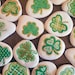 Small Decorative Shamrock Rocks, Hand-painted Refrigerator Magnets ...
