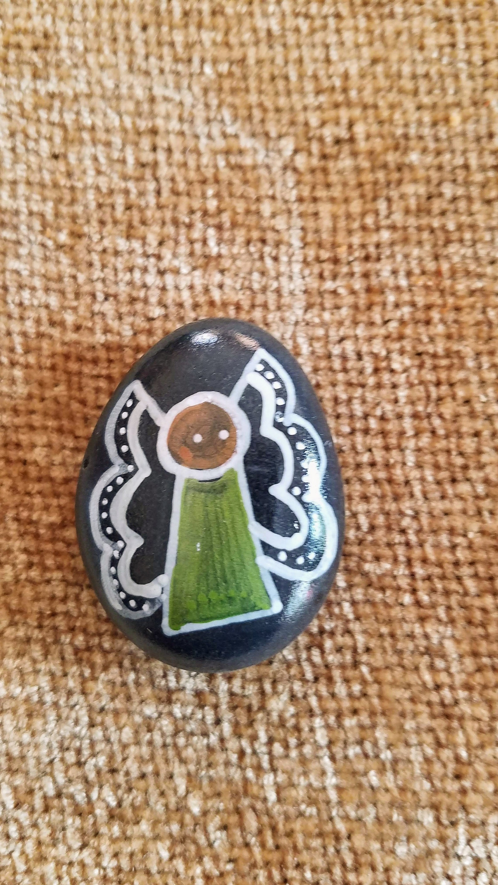 Pocket Angel Angel Painted Rock Art Stone Gift for Her - Etsy