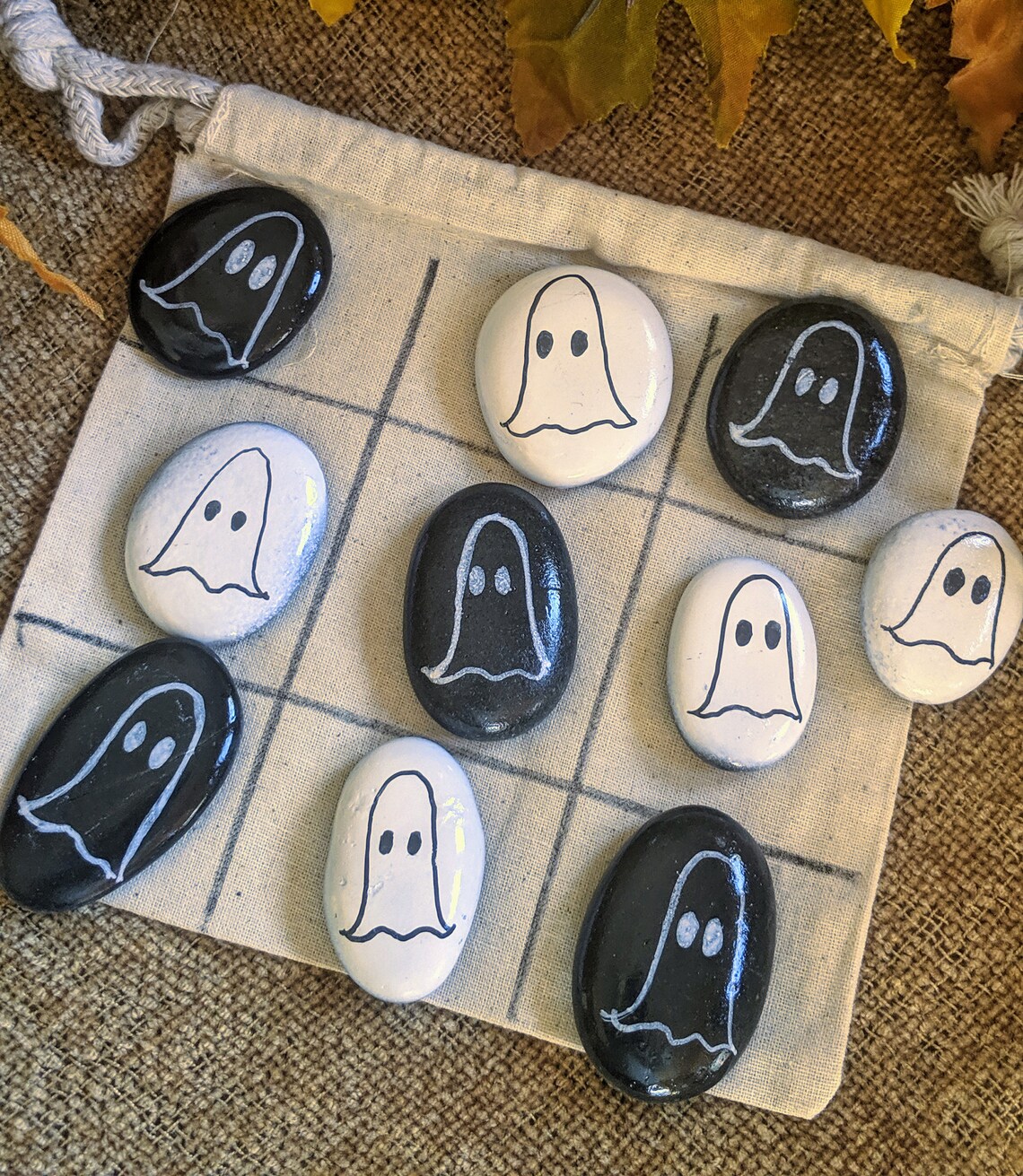 Halloween Tic Tac Toe Tic Tac Toe Portable Game Travel Size | Etsy