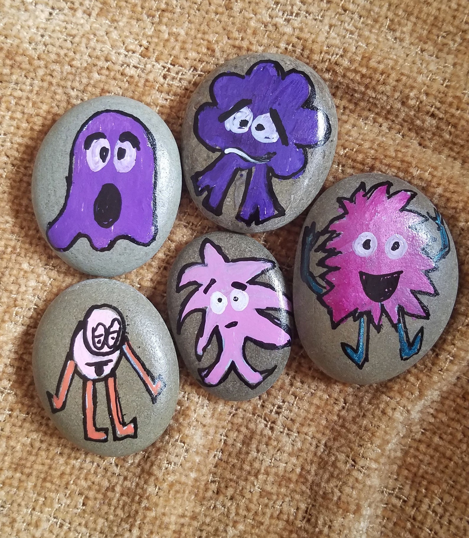 Monster Story Stones Emotion Monsters Emotional Literacy | Etsy