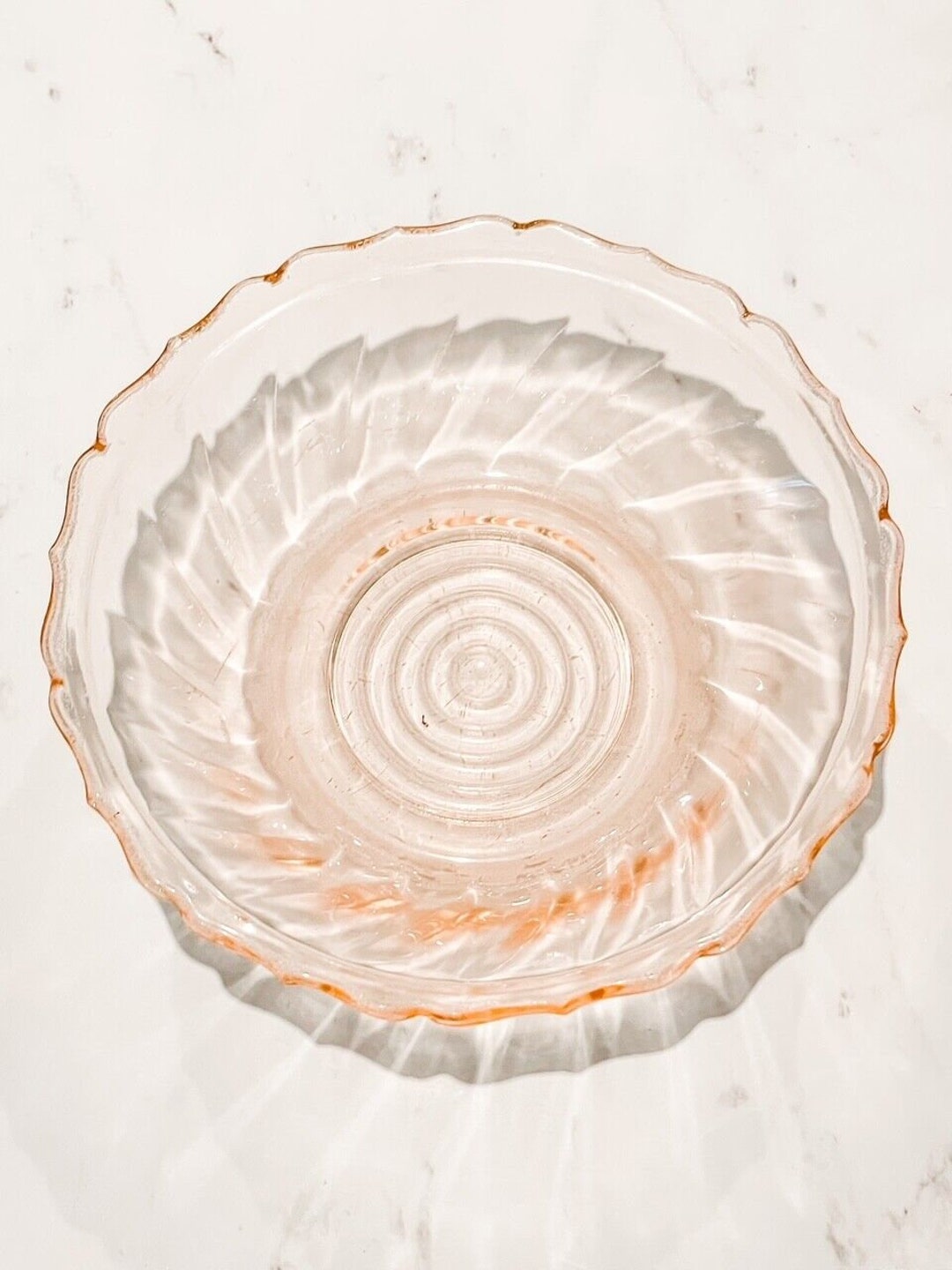 Vintage Pink Glass Bowl Finger Bowl Candy Dish - Etsy