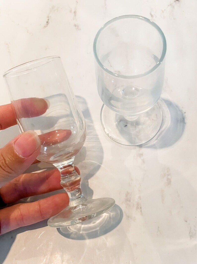 Vintage Aperitif Cordial Glass Set of 2 - Etsy