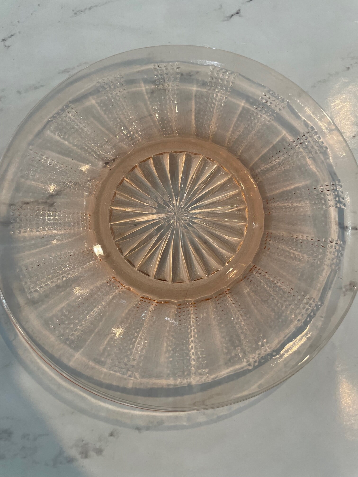 Antique Pink Depression Glass Saucers Set of 2 - Etsy