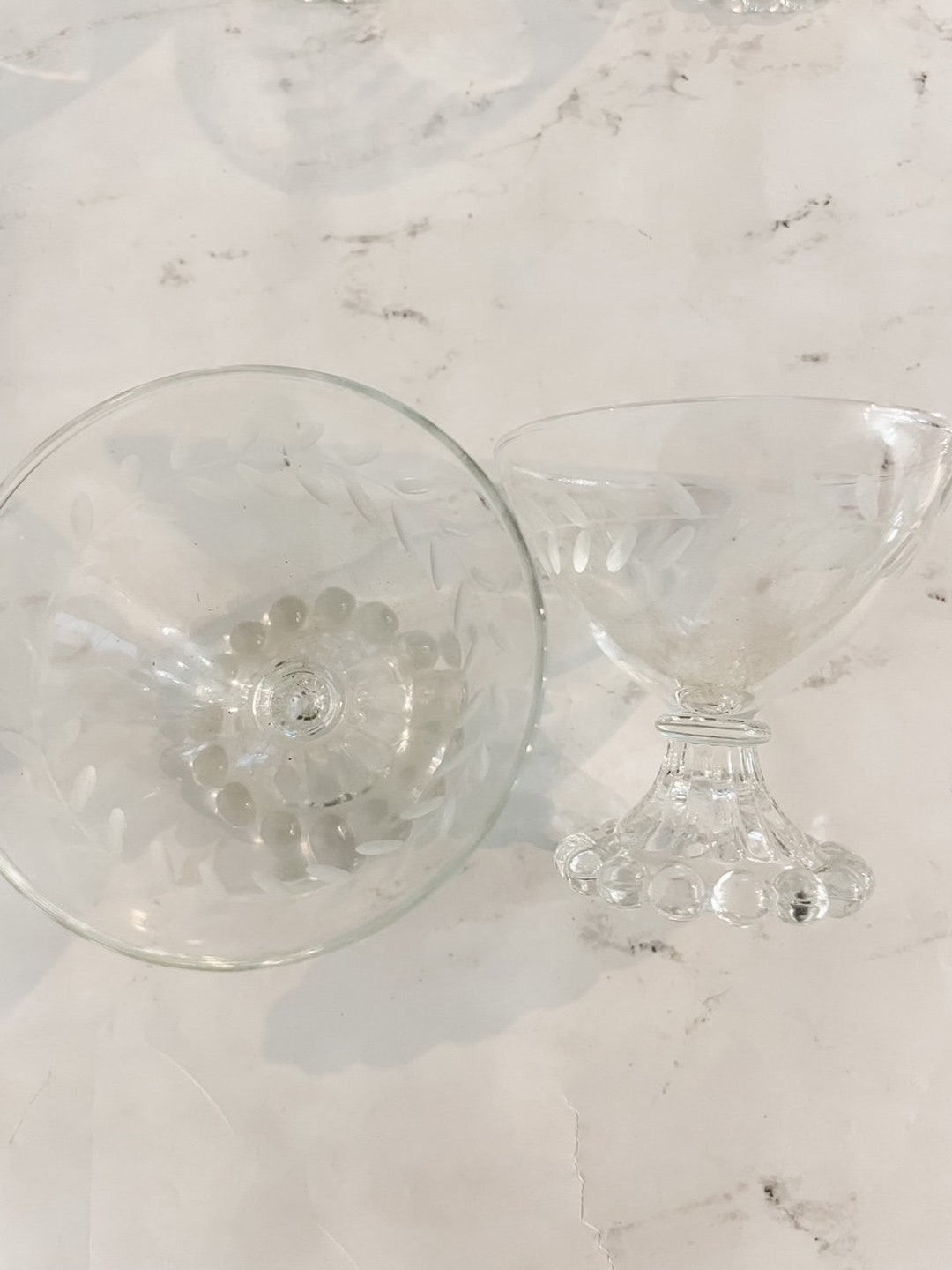2x Vintage Anchor Hocking Boopie Sherbet Dessert Glasses Cup - Etsy
