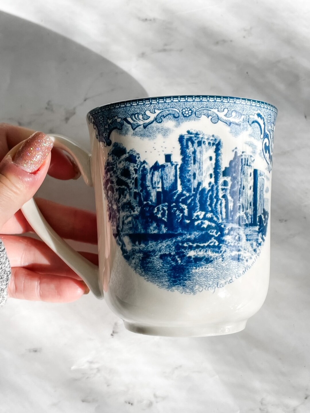 Johnson Bros Blue England 1792 Ragland Castle Coffee Mug Tea Cup - Etsy